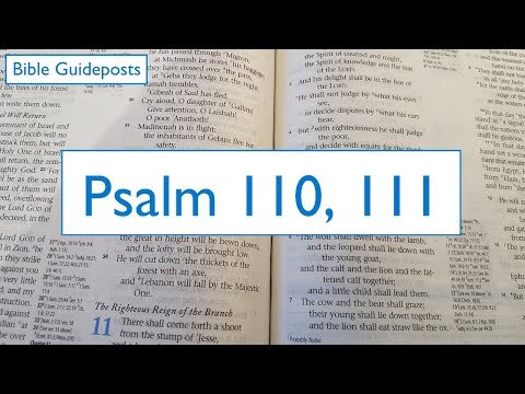 April 3, Reading 2 – Psalm 110, 111 – Bible Guideposts