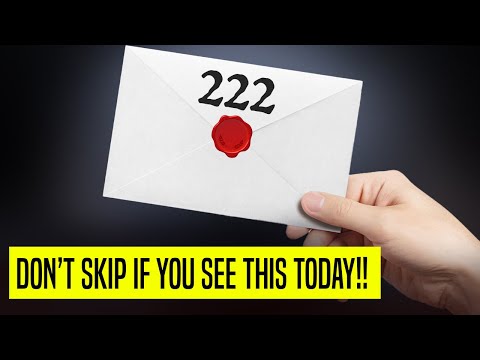 222 [YOU MUST KNOW THIS TODAY!!] Don't skip it, if you see this!
