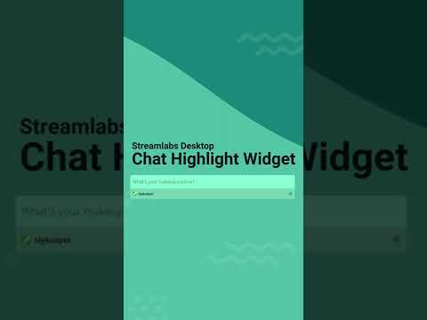Chat Highlight Widget Walkthrough #shorts