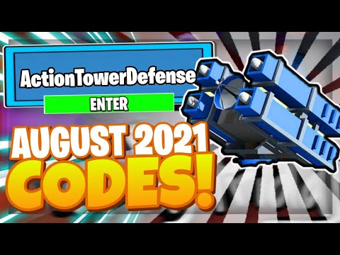 *AUGUST 2021* ACTION TOWER DEFENSE CODES *WEAPONS UPDATE* ALL NEW SECRET OP CODES!