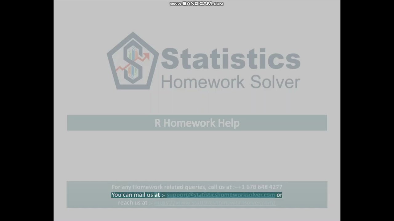R Homework Help