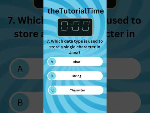 10 simple Java quiz questions with multiple choice answers