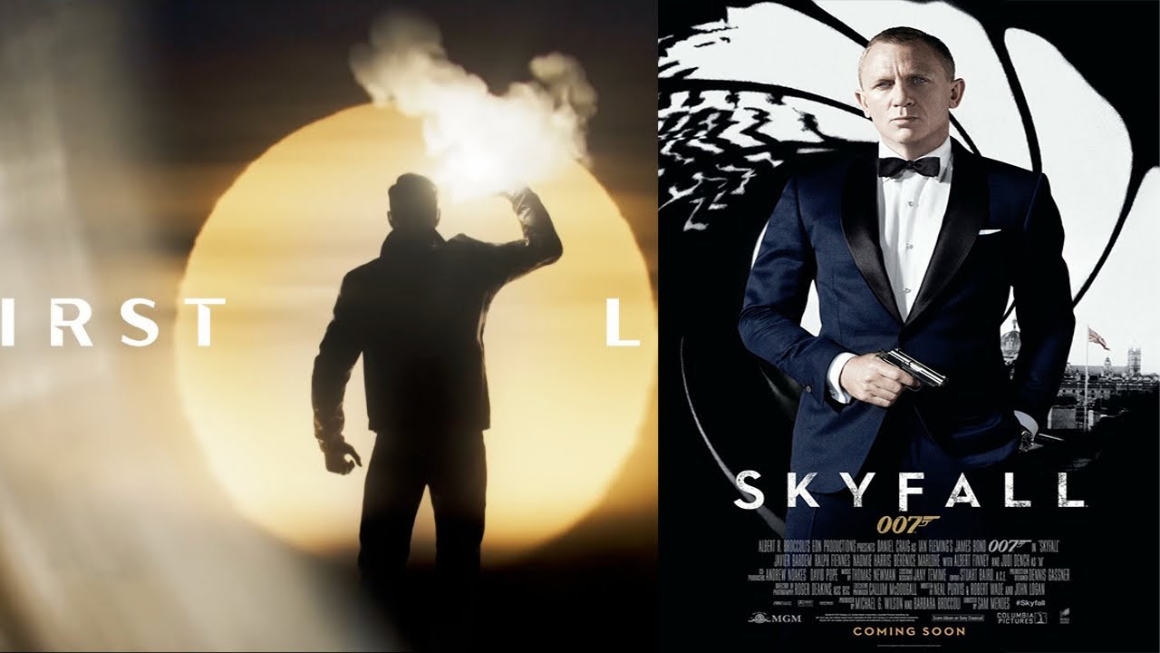 007 First Light title sequence with skyfall from adele