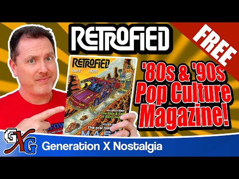Free Magazine Download - Retrofied - GenX Pop Culture At Its Best! #Shorts