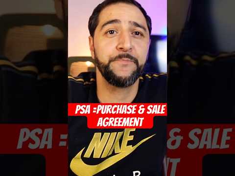 What is a PSA? What does PSA stand for in Real Estate? #realestate #realestatetips #psa