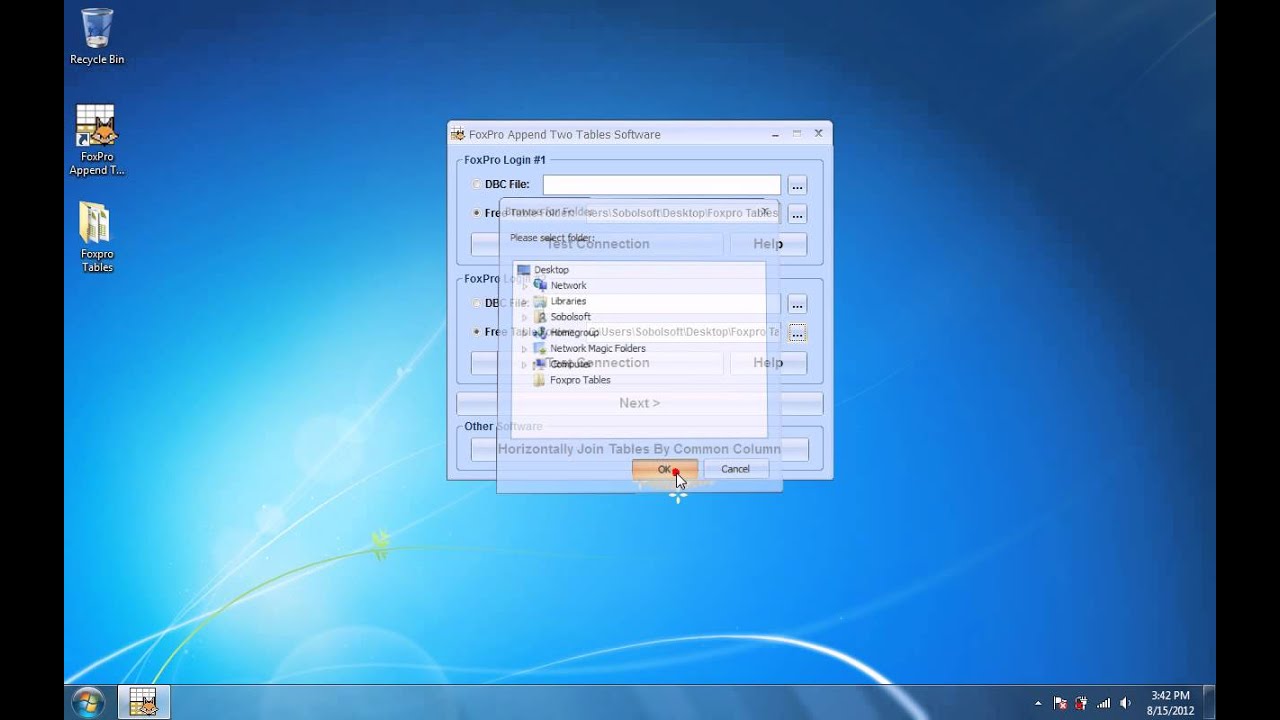 How To Use FoxPro Append Two Tables Software