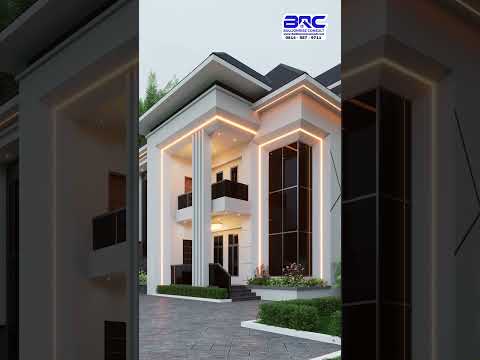 The Aurum Villa: 6-Bedroom Duplex Design with Pent-house in Nigeria. #housedesign #homeconstruction