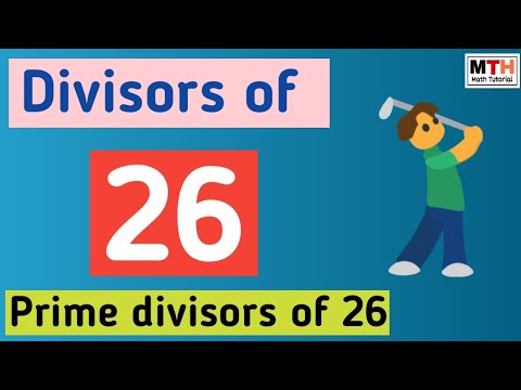 Divisors of 26 | Divisor of 26