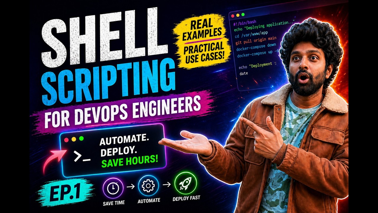 Shell Scripting for DevOps Engineers | Why It Matters in Real Projects (Beginner Friendly)