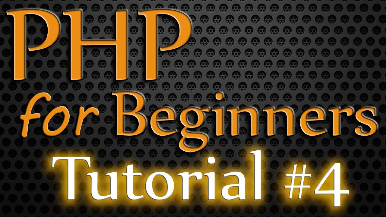 PHP for Beginners Tutorial 4 - Variables