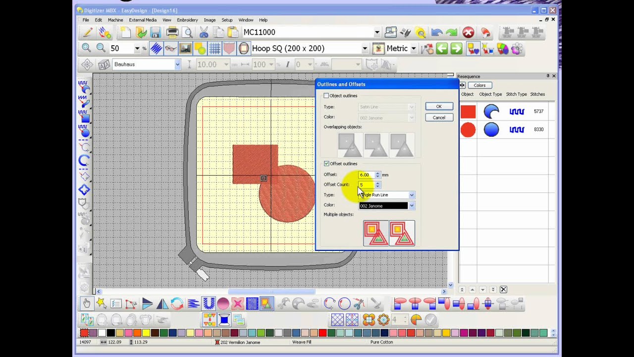 Digitizer MBX Tutorial - Outlines and Offsets
