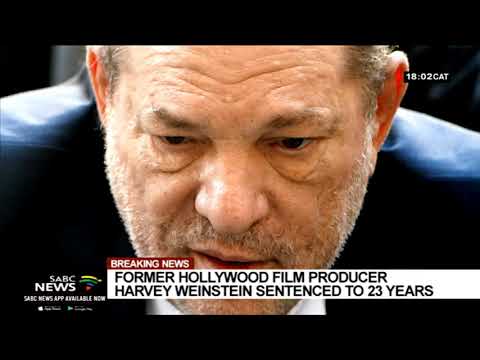 Former Hollywood producer Harvey Weinstein sentenced to 23 years in prison