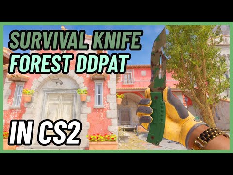 ★ CS2 Survival Knife Forest DDPAT | CS2 Knife In-Game Showcase [4K]