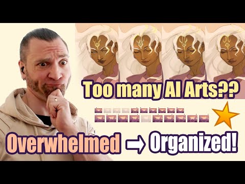 I made too much AI art! Use this Quick Trick to sort and remix your AI images (Workflow Timelapse)