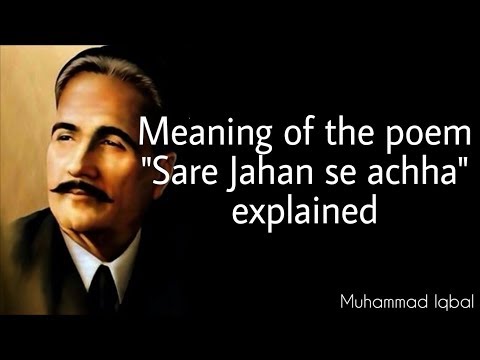 Sare jahan se achha meaning explained