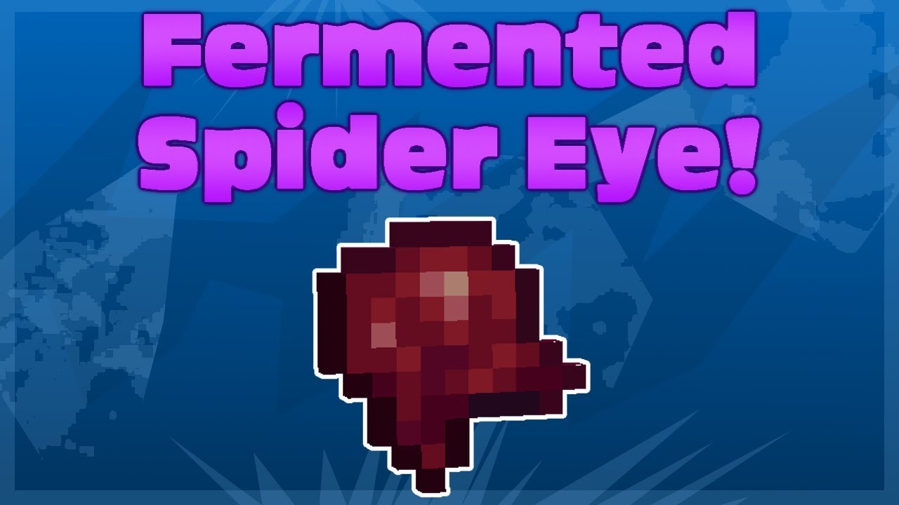 MINECRAFT | How to Make Fermented Spider Eye! 1.15.2