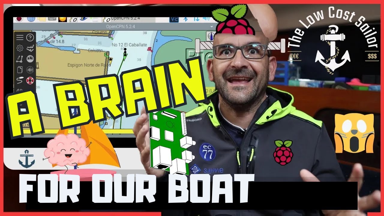 EP11 - Low cost chart plotter for your boat:  Raspberry Pi + Open Plotter TUTORIAL