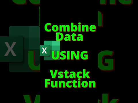 Your Excel Skills Need This: Learn VSTACK Today! #OFFICETOOLKIT #excel #excelhacks #smartexcel
