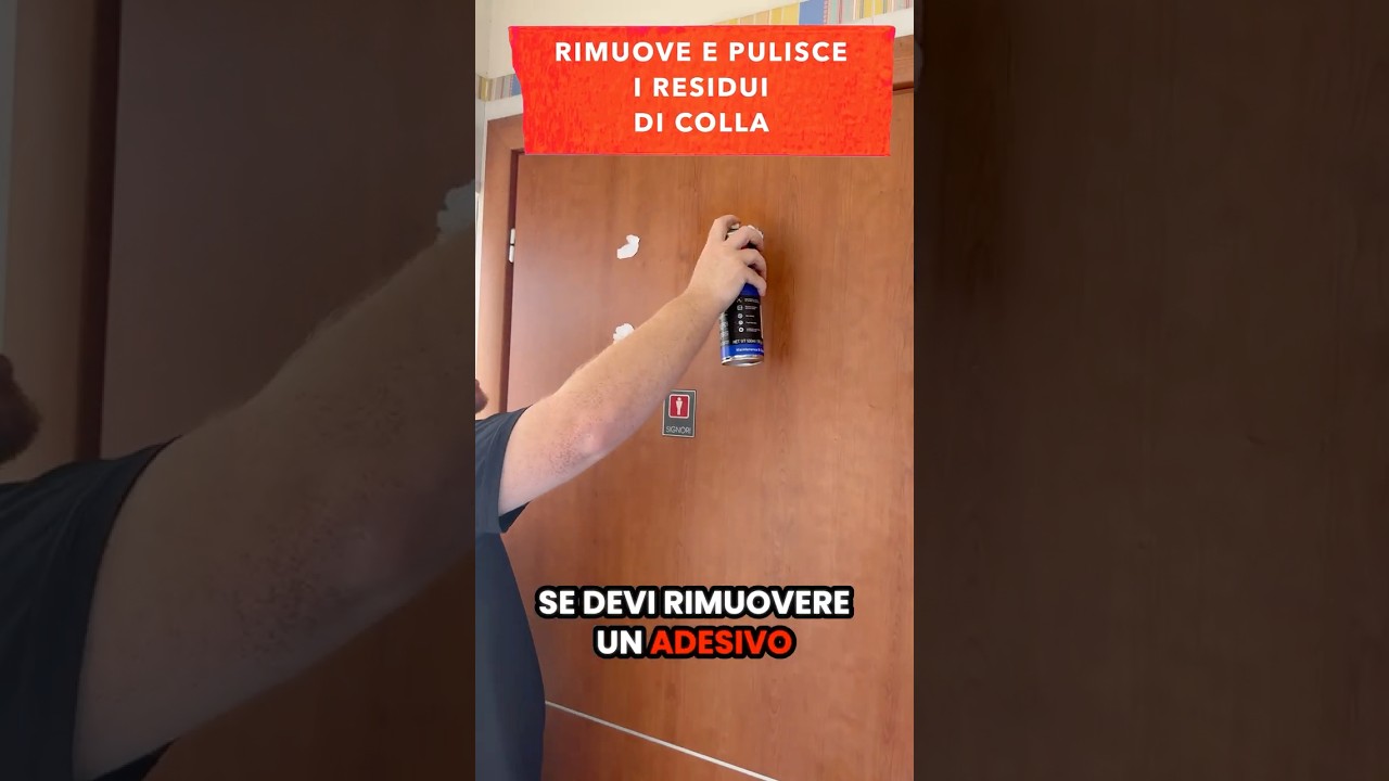 Did you know that to REMOVE GLUE RESIDUES you use INDUSTRIAL CLEANER #DIY #dpmtapes #foryou