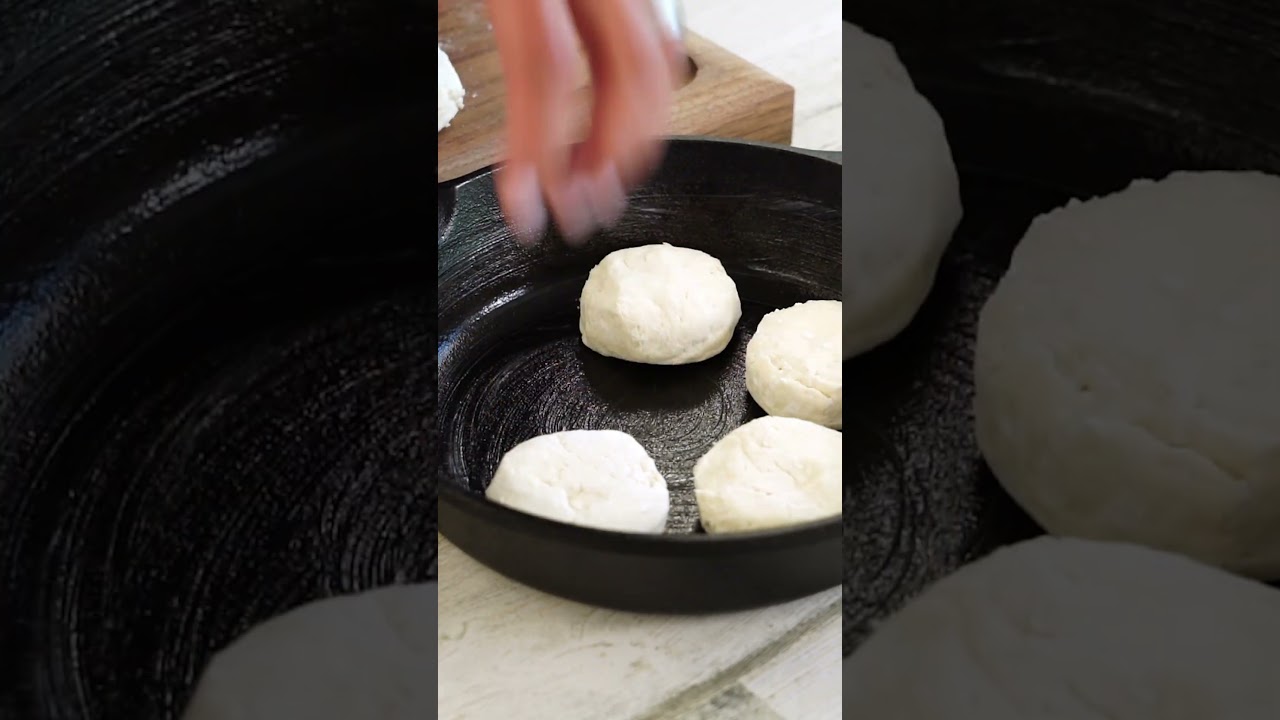 How to Make Two-Ingredient Biscuits #shorts