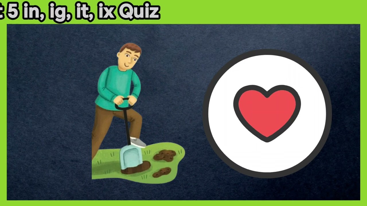 Oxford Phonics World 2 Unit 5 in, ig, it, ix Quiz