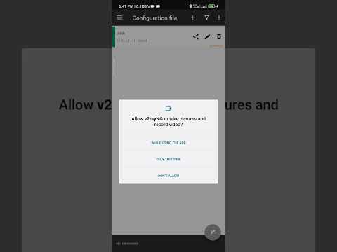 Connect to V2Ray via V2RayNG (Android)