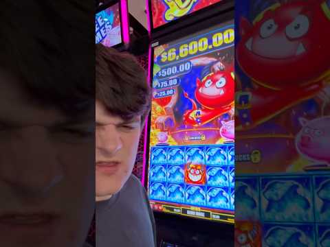 This little devil guy will not keep beating me! #comedy #gambling #casino #money #slots