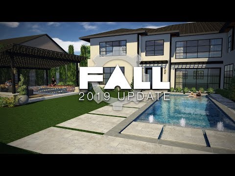 Fall 2019 Update: Pitched Pergolas, Automatic Contour Lines, and Spell Check