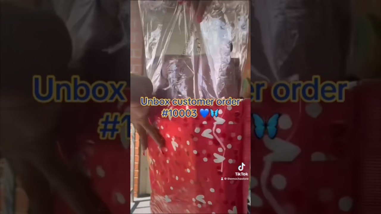 #startabusiness Unbox an order with our customer! 🦋💙 Shop with TheMochaStore.com