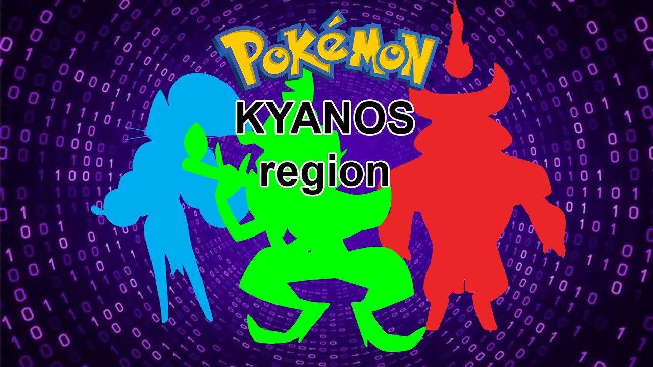 Pokemon Kyanos region ● Fakemon ● Design by maumesdex