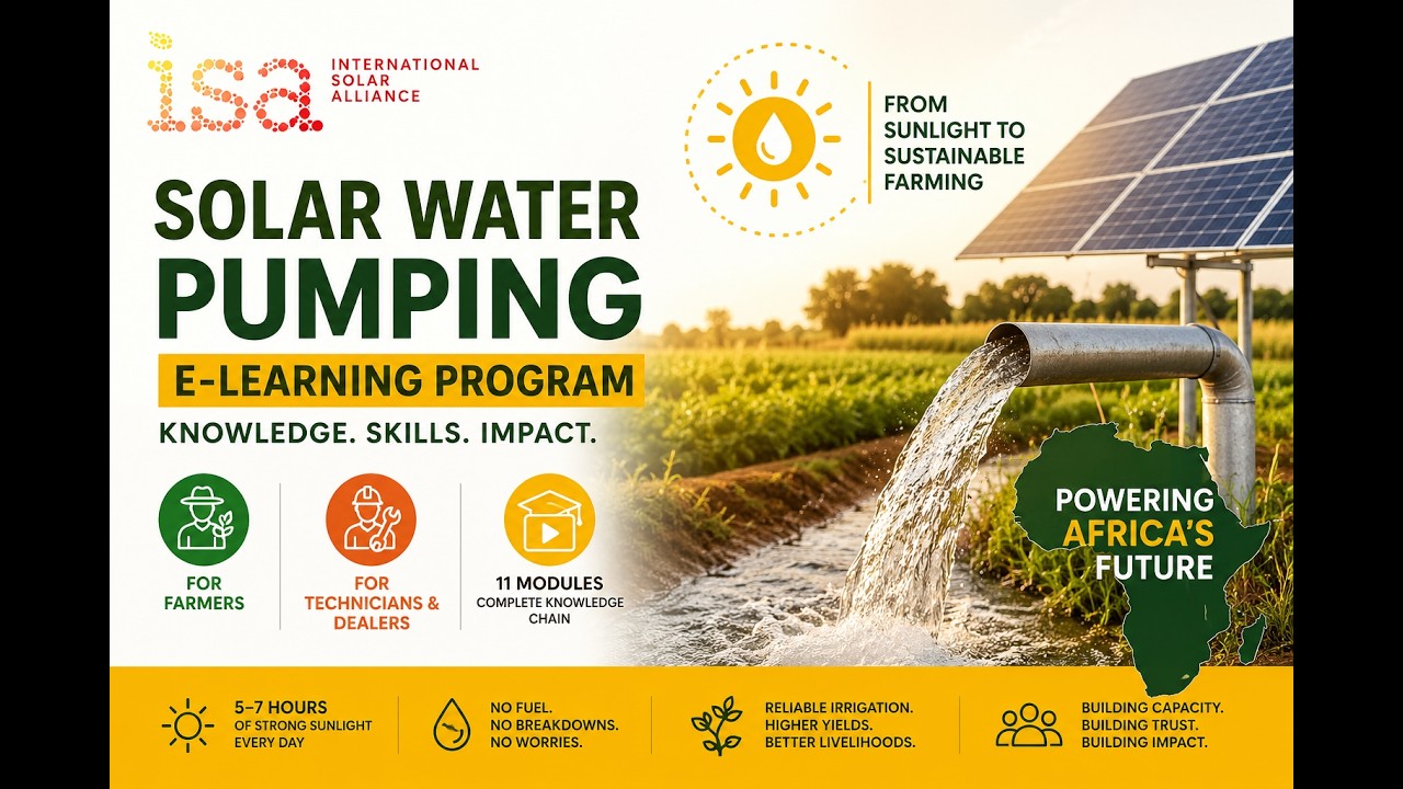 Powering African Farms with Solar Water Pumps | ISA E-Learning Program