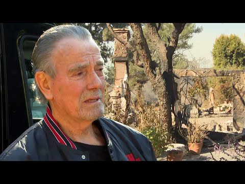 Young and the Restless actor Eric Braeden sees his home after it burned ...