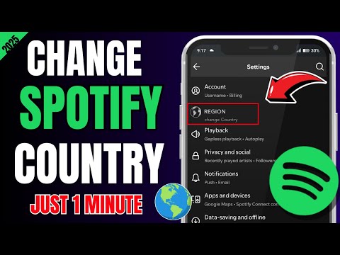 How to Switch Country in Spotify 2025 (NEW UPDATE✅) | How to Change Spotify Country Location
