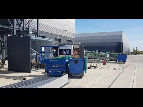OZ-UK steel buildings - Industrial Machinery Covers for E-Leather in Peterborough..