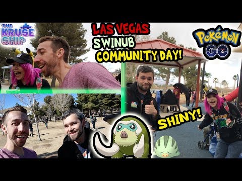 AMAZING SWINUB COMMUNITY DAY! IN POKEMON GO! FEAT. PkmnMasterHolly and JT Valor
