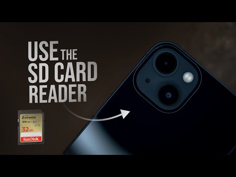 How to Use the SD Card Reader for iPhone (tutorial)
