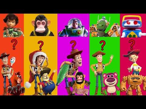 Looking for Disney Pixar Toy Story 4 Woody, Buzz Lightyear, jessie, Rex, Slinky Dog, Mr. Potato Head