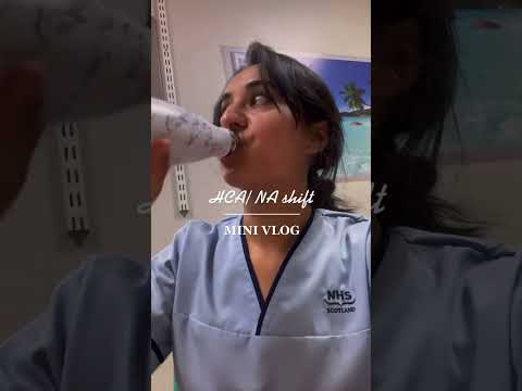 Last HCA/NA shift in Scotland 🏴 🌸Making this reel made me quite emotional as I have