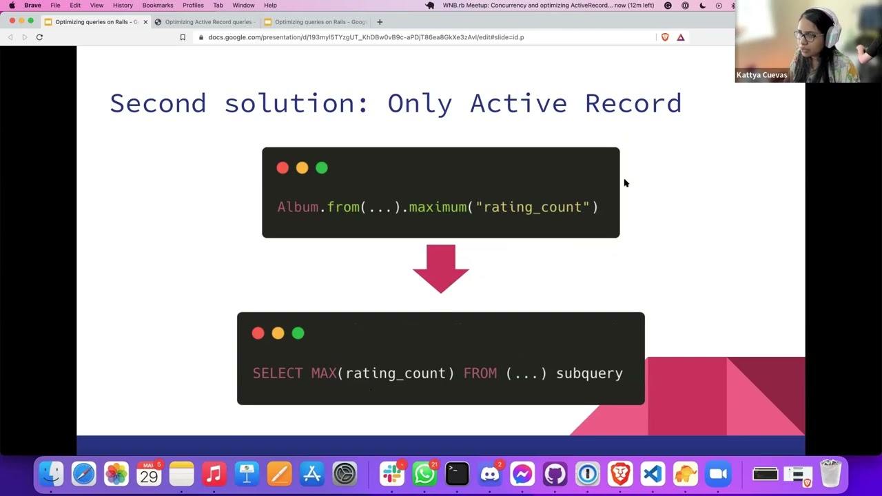 Optimizing Active Record Queries by Kattya Cuevas