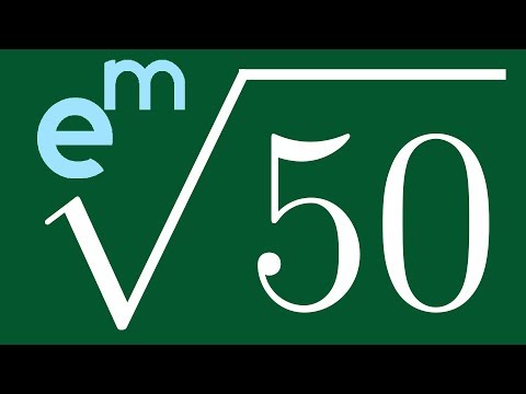 How to Simplify Square Roots of Integers