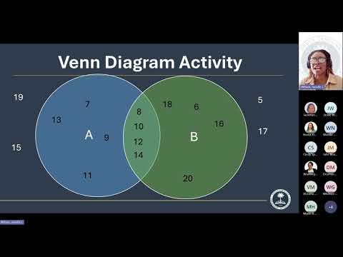 Unions, Intersections, Complements! Math Webinar