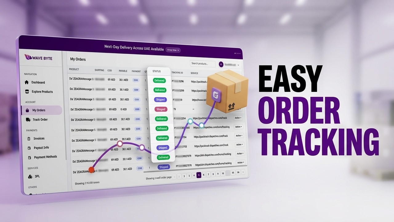 Check Every Order Status Instantly 📦 Wave Byte Tutorial