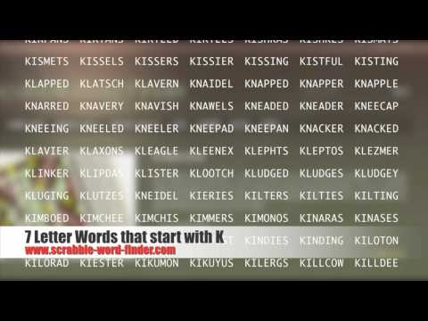 7 letter words that start with K