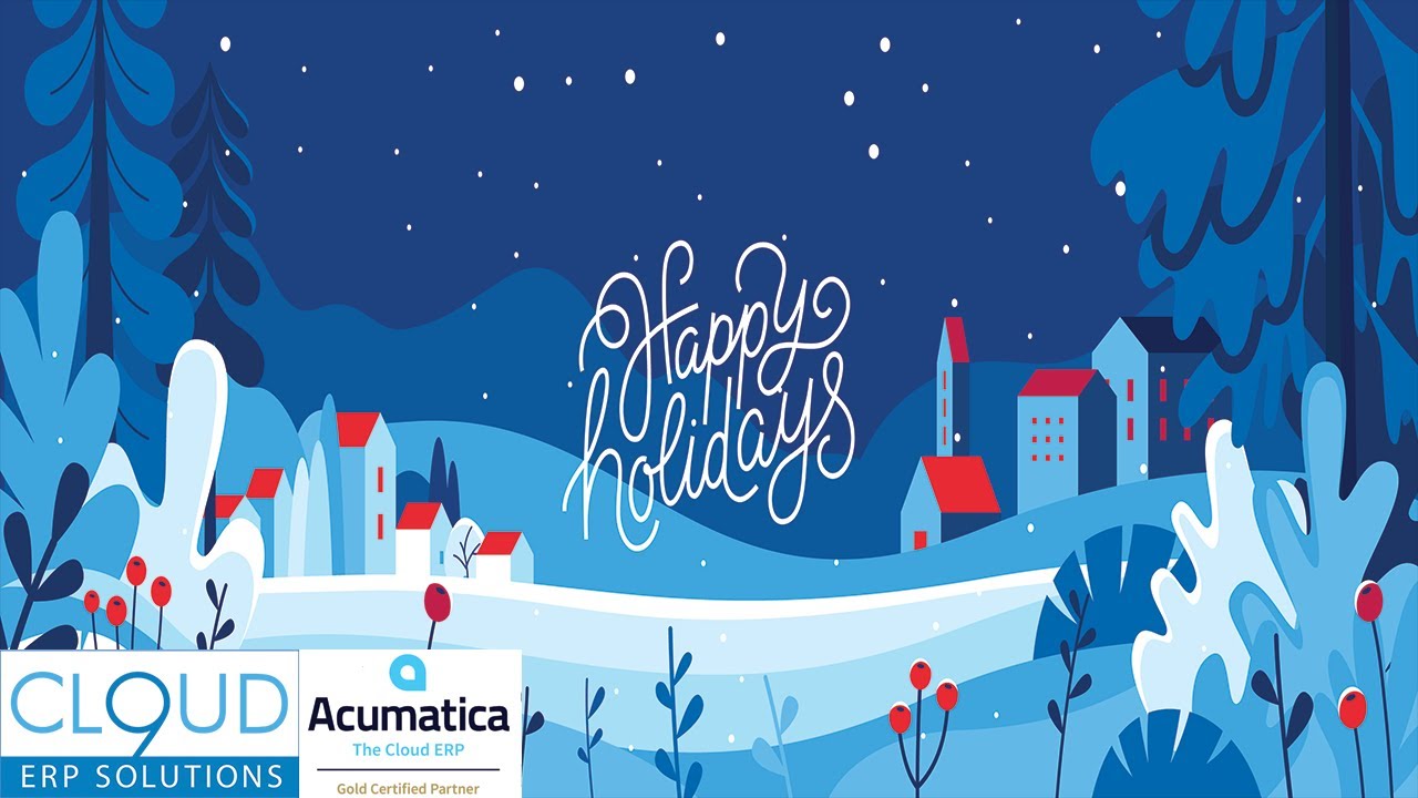 Happy Holidays from Cloud 9 ERP Solutions