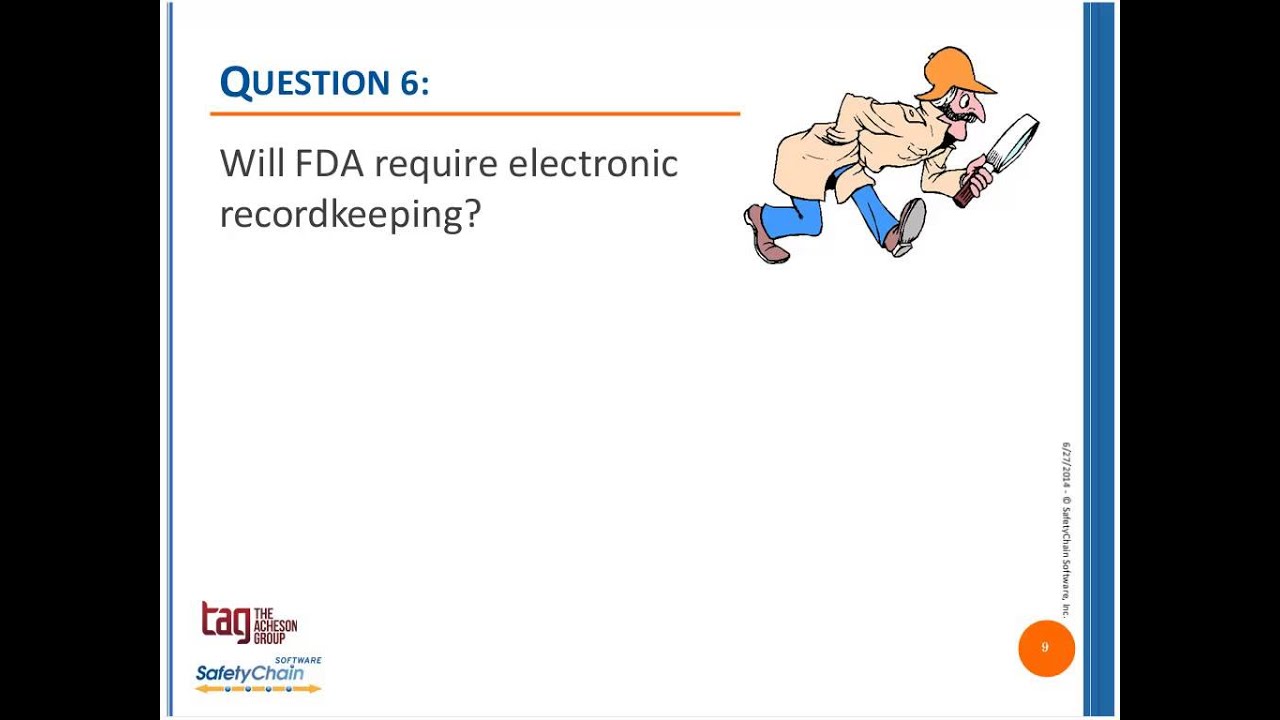 SafetyChain Software's FSMA Fridays - Traceability Requirements and  Best Practices
