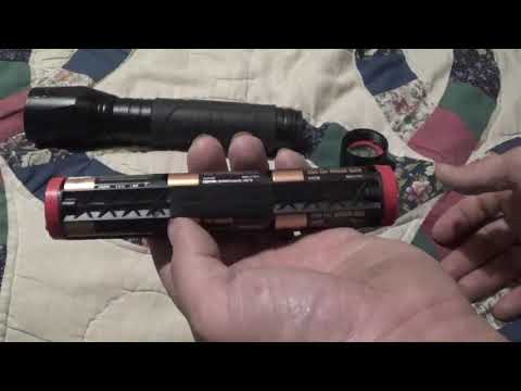 How to change to batteries in either a 2500 or 4000 lumans