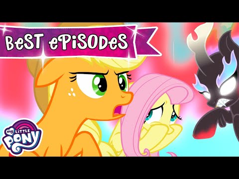 Las mejores relaciones en La Magia De La Amistad | La dispute entre Applejack et Fluttershy😯ESPECIAL