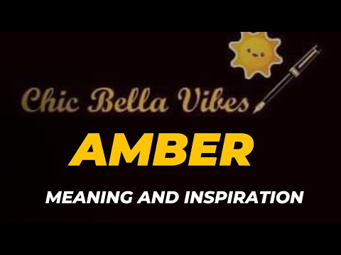 Exploring the Significance of the Name AMBER #meaning #name #amber
