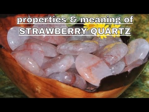Strawberry Quartz Meaning Benefits and Spiritual Properties