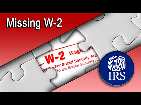 Missing W-2